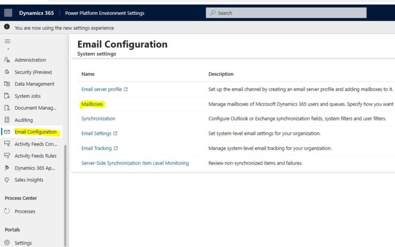 Email message Pending send status in Dynamics 365 - halfstack.org
